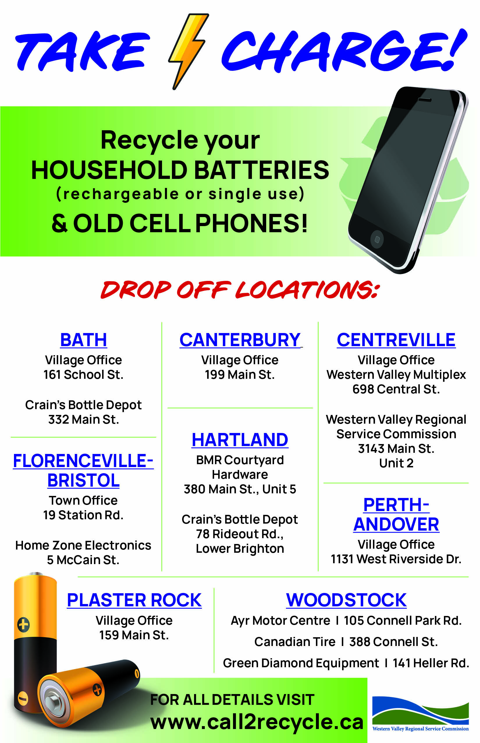 Battery Recycling | Waste Management | Western Valley RSC